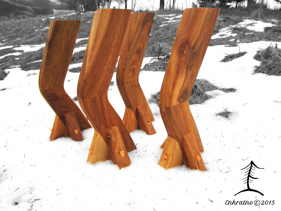 Coffee Table LEGS Wooden Legs Furniture Legs Side Table - Etsy