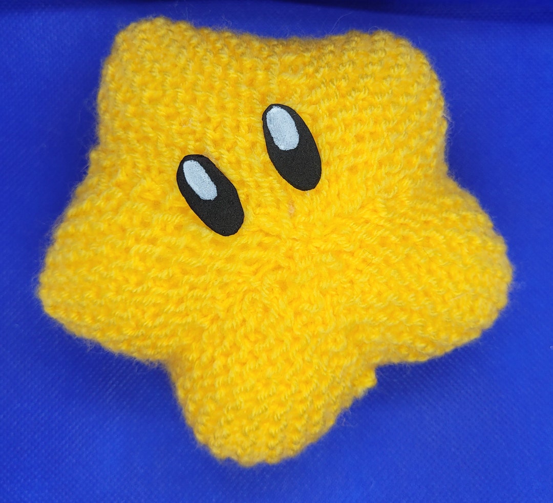 Mario Star - Cute Handmade Toy - Etsy