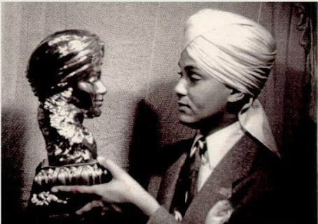 Korla Pandit Sticker B&W Retro Decal Eastern Mystic Exotica 1950's ...