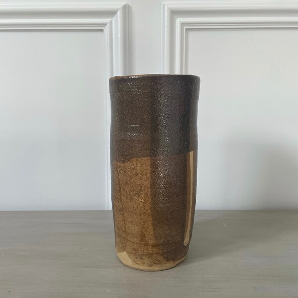 Signed Pottery Vase - Etsy