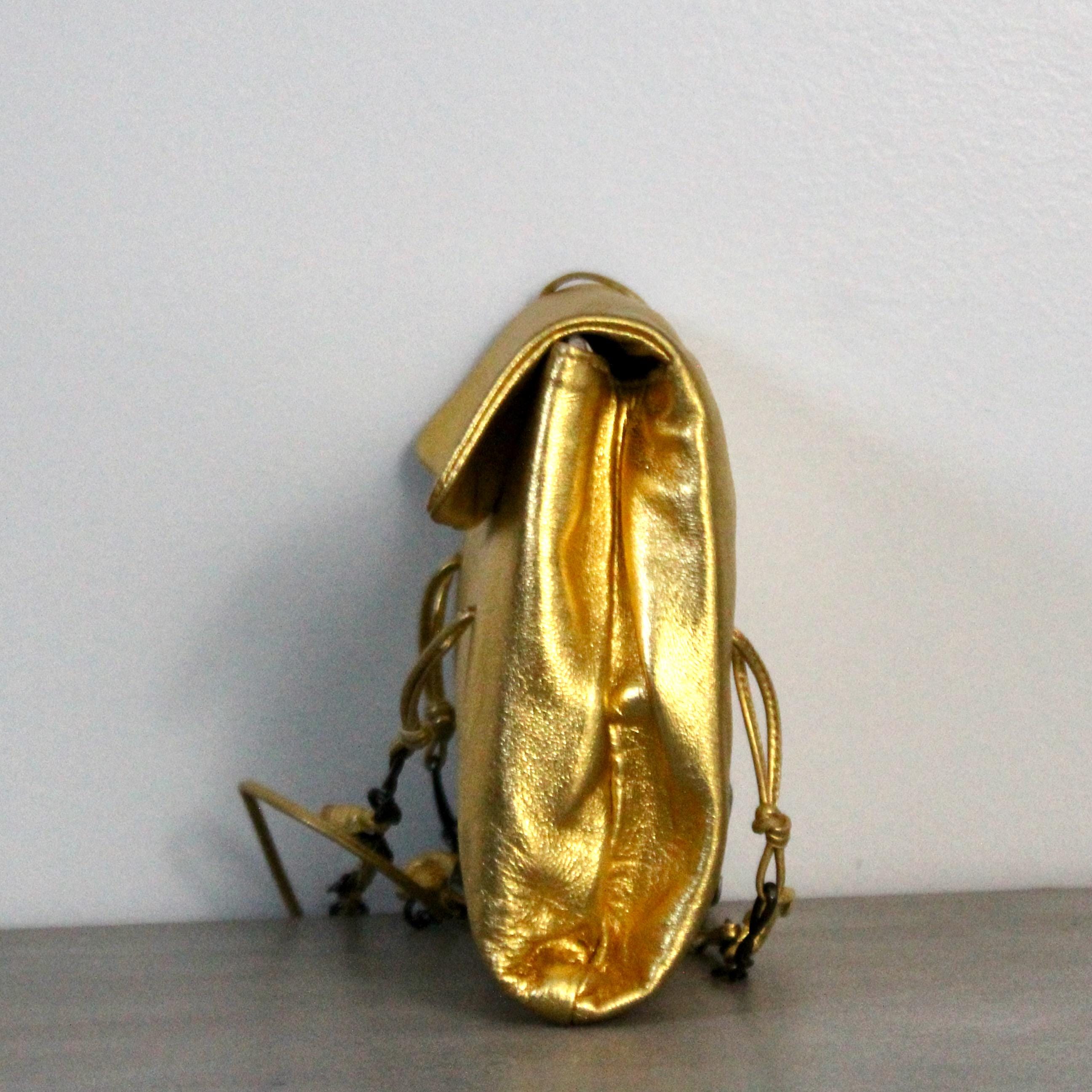 VINTAGE Late 1990s - 2000s Prada Lambskin Fold-over Chain Bag - Etsy