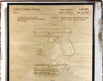 Glock Blueprint - Etsy