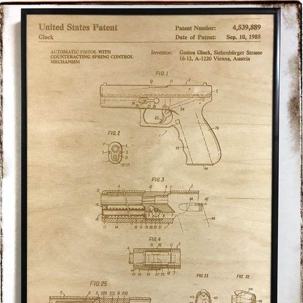 Glock Blueprint - Etsy