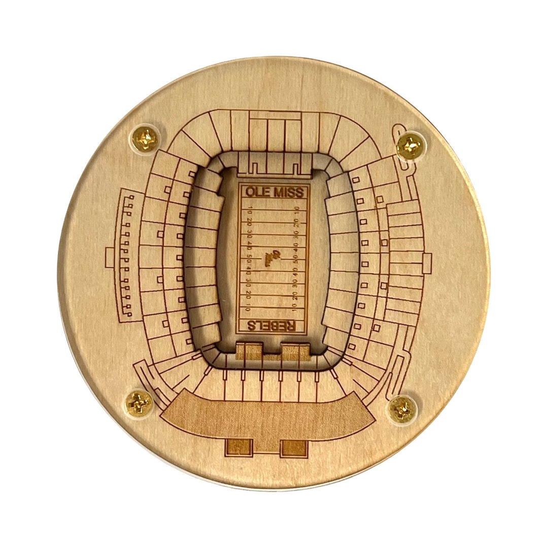 The Original Stadium Coaster! Officially Licensed! University of ...