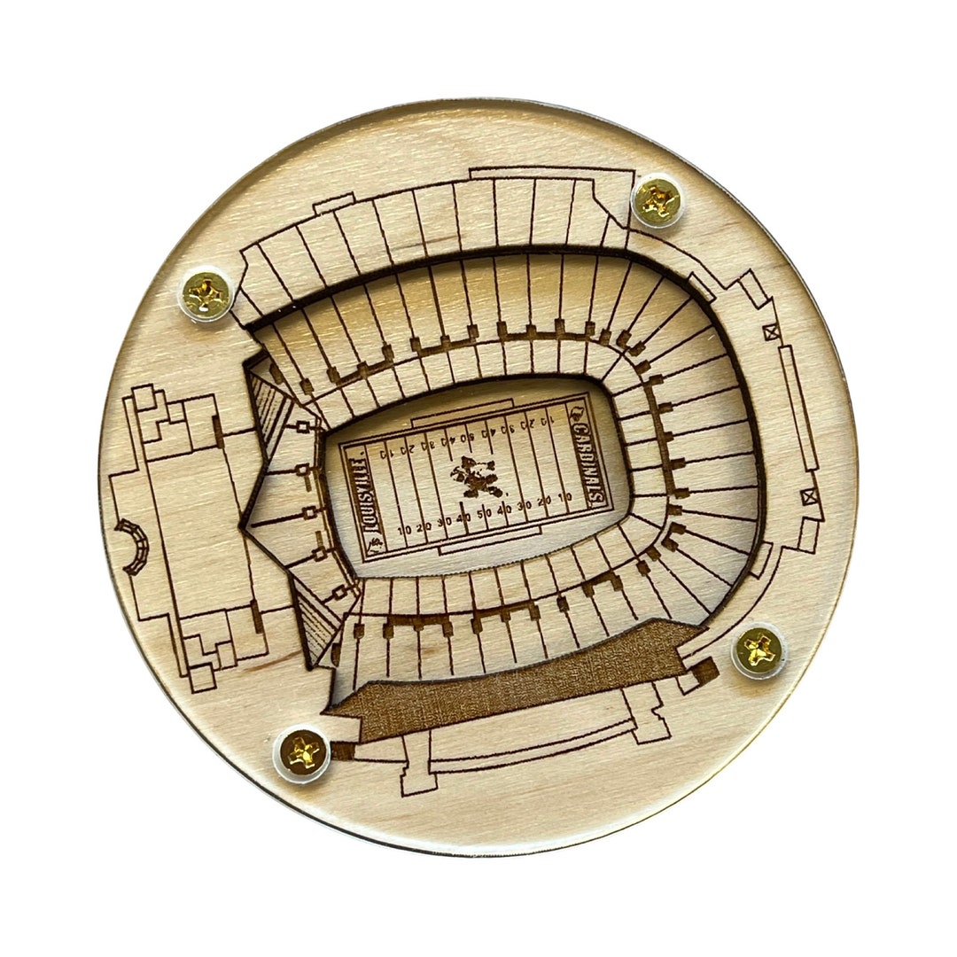 The Original Stadium Coaster! Officially Licensed! University of ...