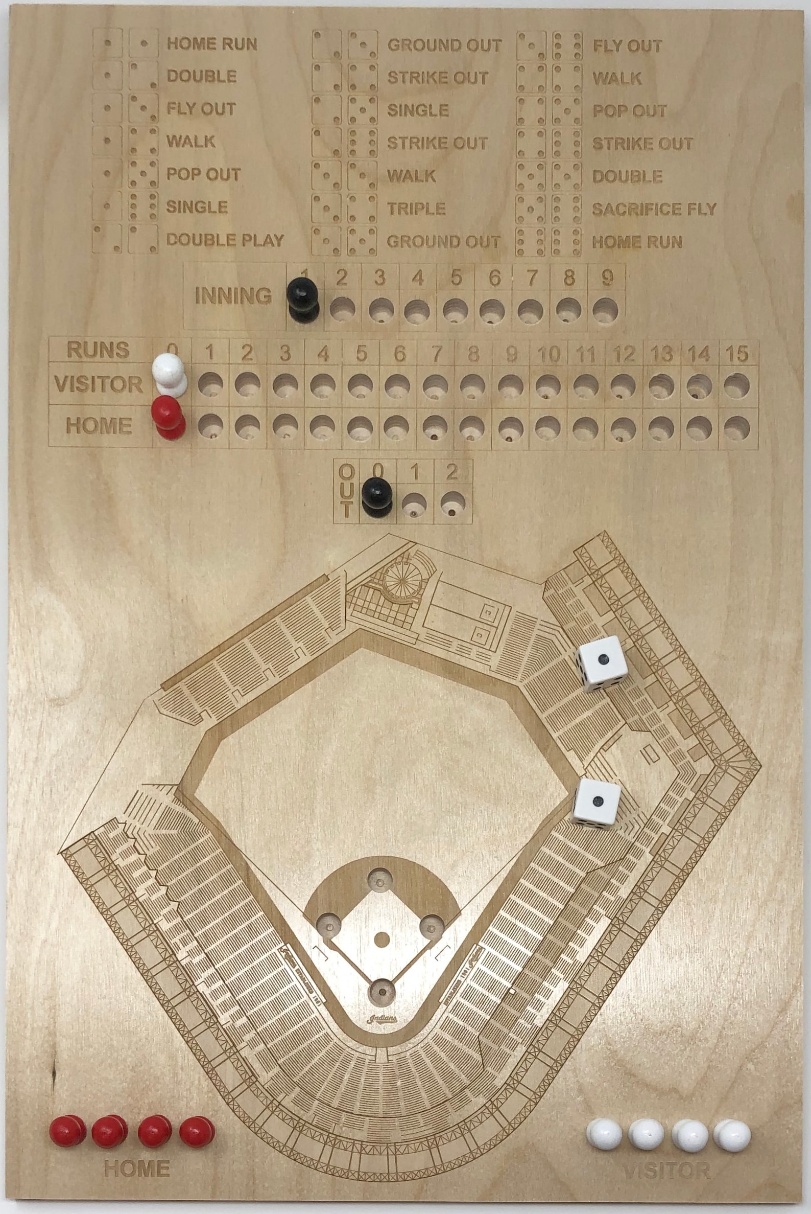 Baseball Dice Game - Etsy