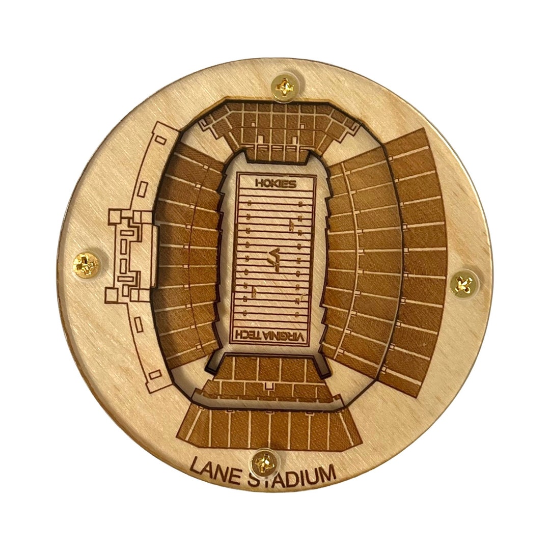 The Original Stadium Coaster! Officially Licensed! Virginia Tech Lane ...
