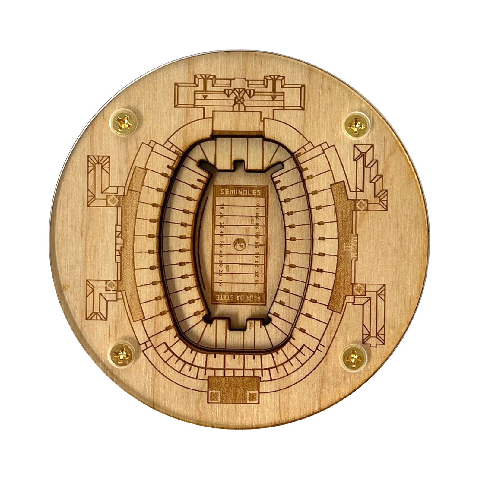 The Original Stadium Coaster! Officially Licensed! Florida State ...