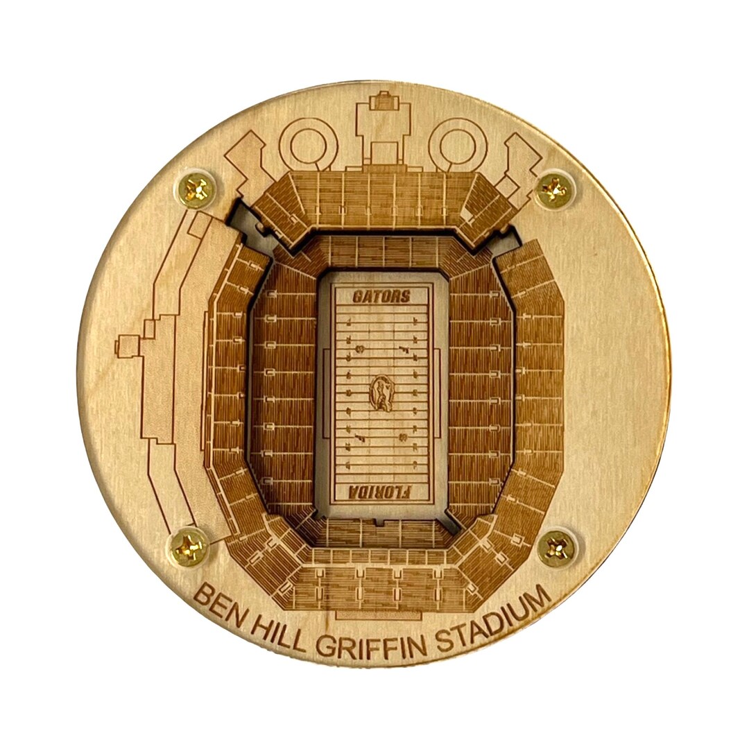 The Original Stadium Coaster! Officially Licensed! University of ...