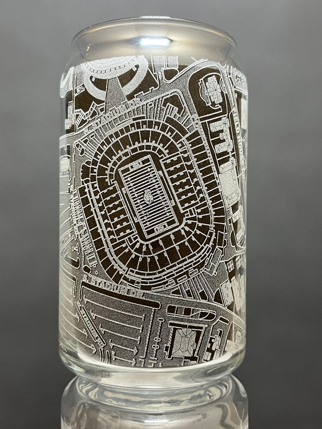 LSU Pint Glass Officially Licensed! Tiger Stadium - Etsy