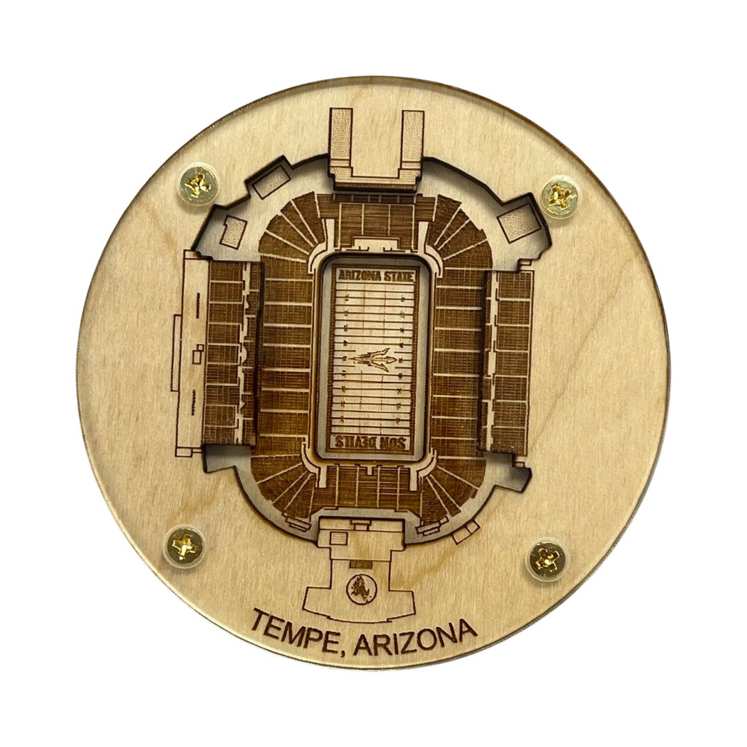 The Original Stadium Coaster! Officially Licensed! Arizona State ...