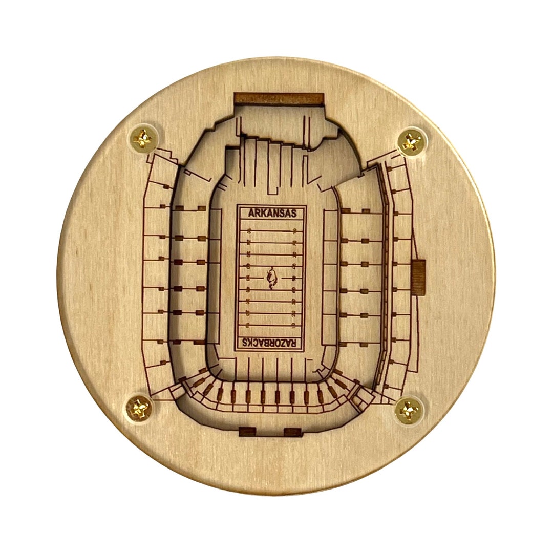 The Original Stadium Coaster! Officially Licensed! University of ...