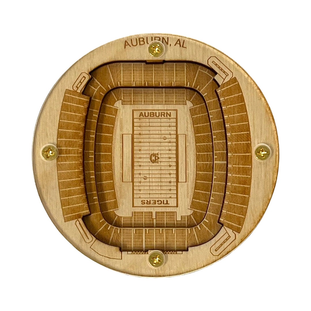The Original Stadium Coaster Officially Licensed Auburn University ...