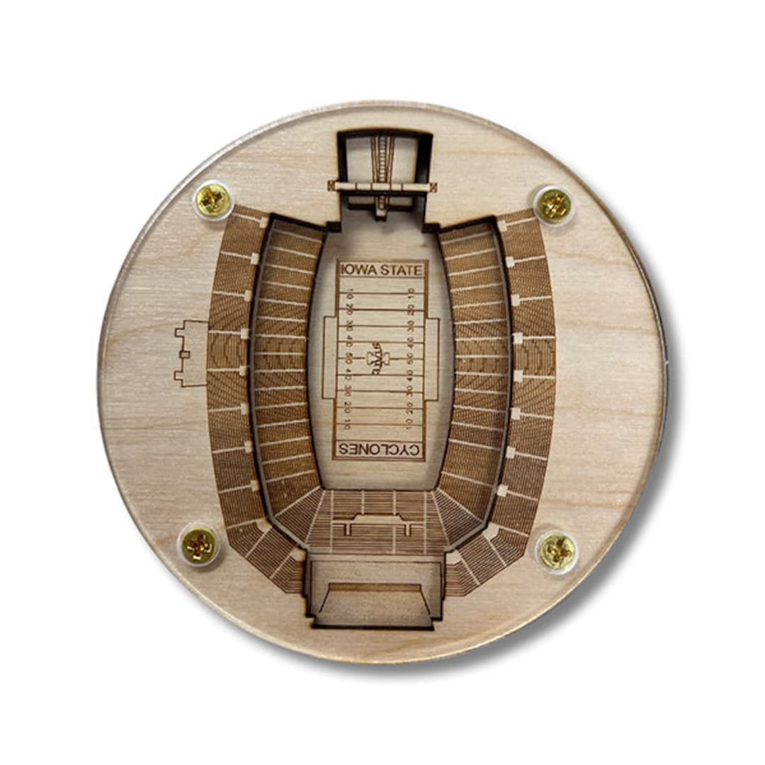 The Original Stadium Coaster! Officially Licensed! Iowa State ...