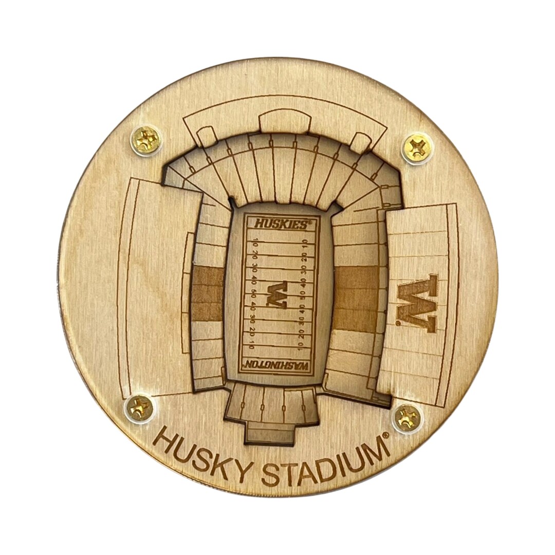 The Original Stadium Coaster! Officially Licensed! University of ...