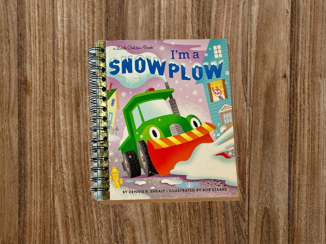 Im A Snowplow Little Golden Book Journal, Childrens Book Journal ...