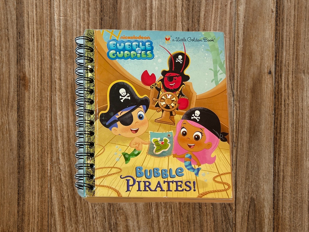 Bubble Guppies Bubble Pirates Little Golden Book Journal, Childrens ...