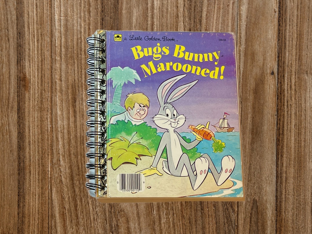 Bugs Bunny Marooned Little Golden Book Journal, Looney Tunes Book ...