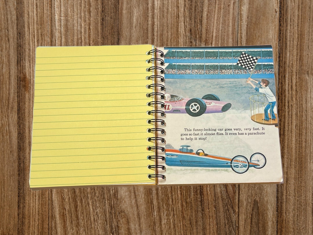 Cars Little Golden Book Journal, Childrens Book Journal, Favorite Book ...
