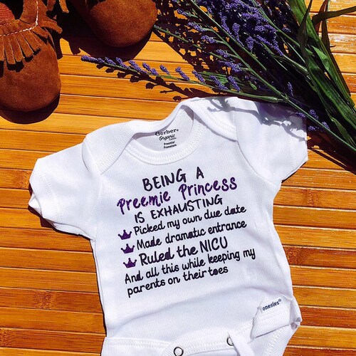 Preemie Princess Peace Out NICU NICU Baby Outfit Nicu - Etsy