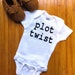 Plot Twist Onesie - Baby Announcement - Pregnancy Reveal - Plot Twist ...