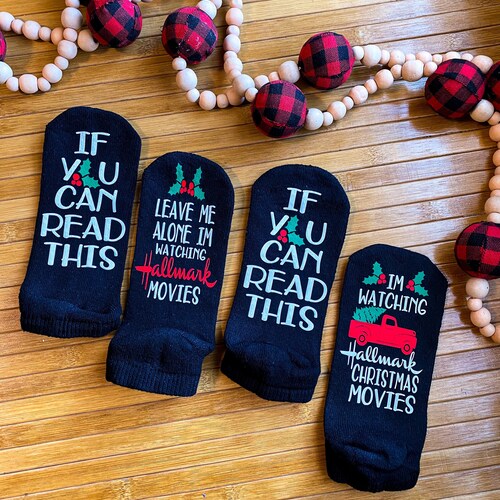 Hallmark Socks/if You Can Read This/gifts for Her/funny - Etsy