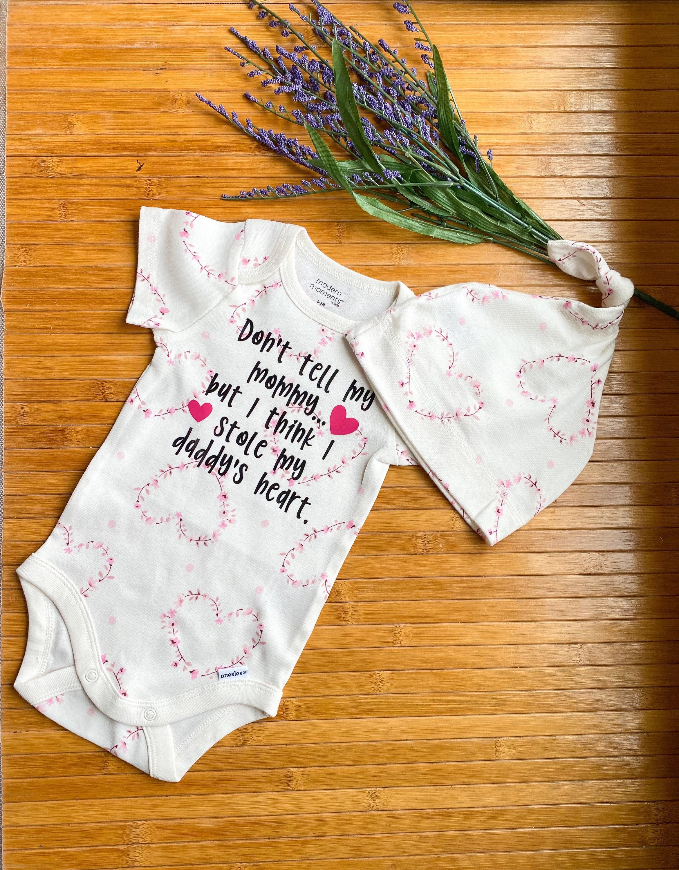 Daddys Girl Daddy Onesie Gender Reveal Onesie Daddys Etsy
