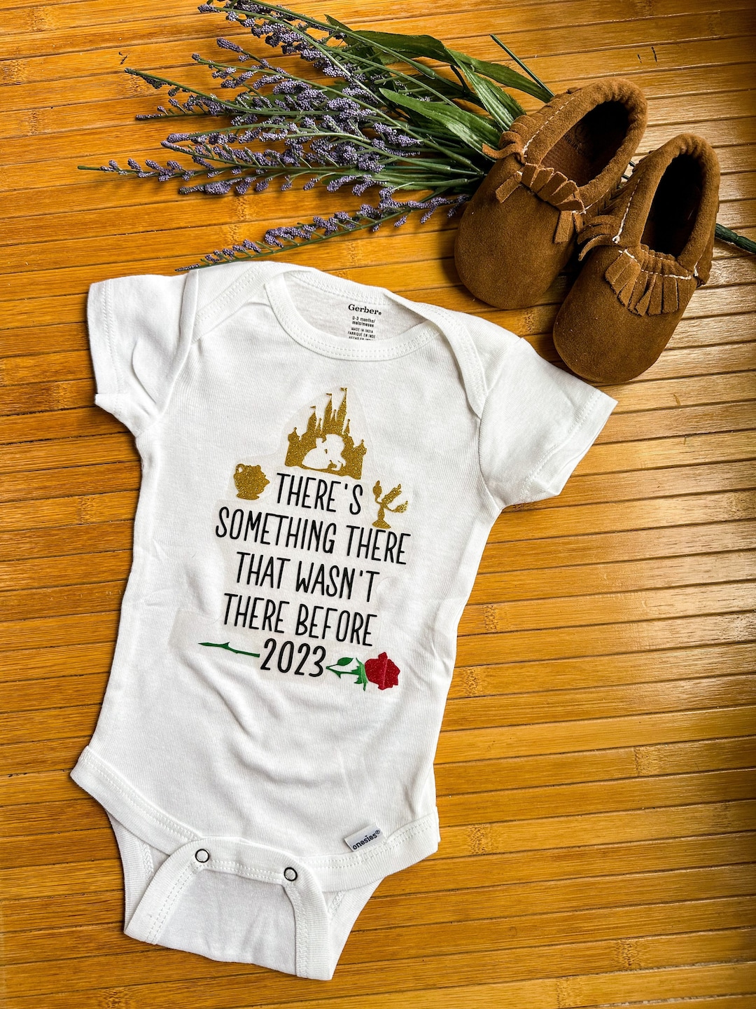 Beauty and the Beast Baby - Pregnancy Announcement - Disney ...