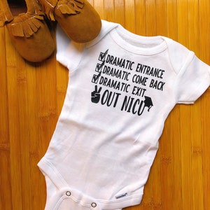 Peace Out NICU - NICU Baby Onesie - Nicu Graduate - Going Home Onesie ...