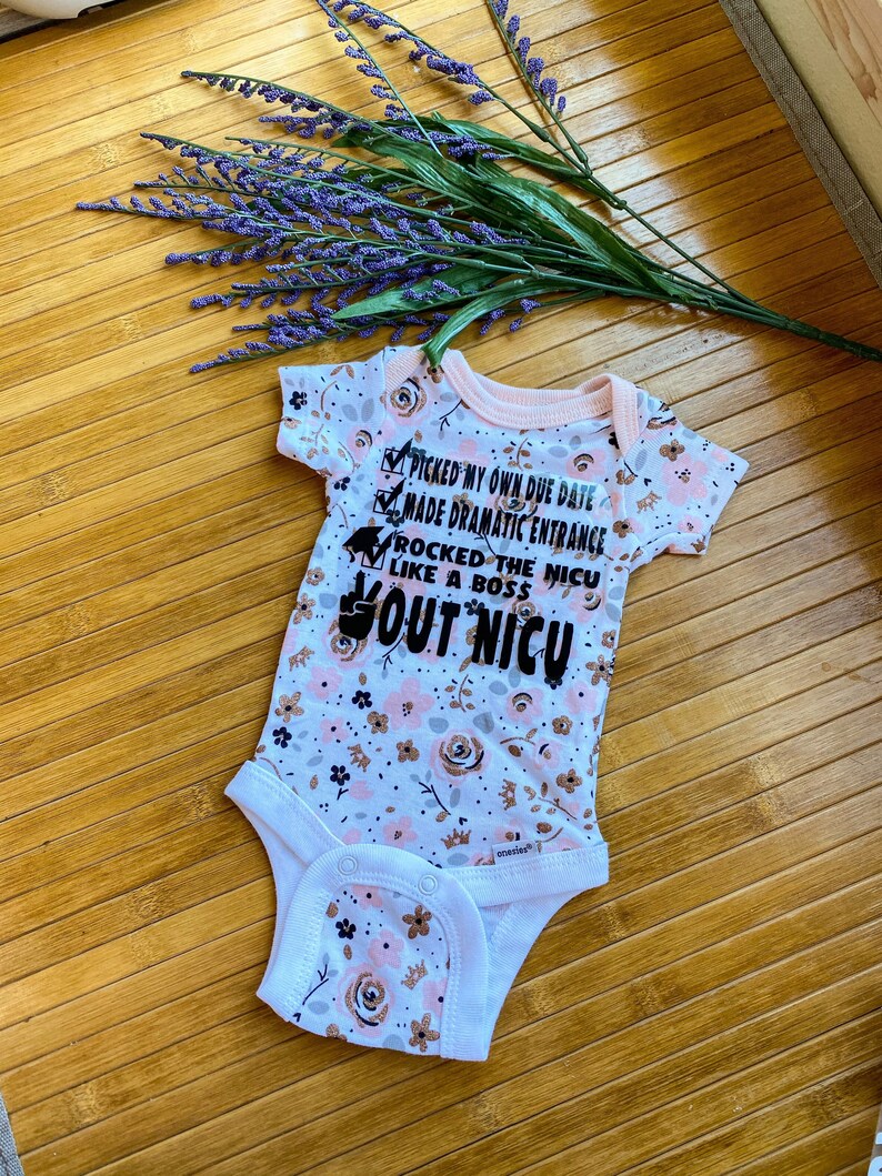 Peace Out NICU NICU Baby Onesie Nicu Graduate Going Home - Etsy