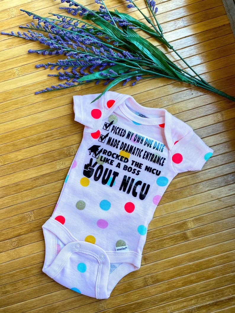 Peace Out NICU NICU Baby Onesie Nicu Graduate Going Home - Etsy
