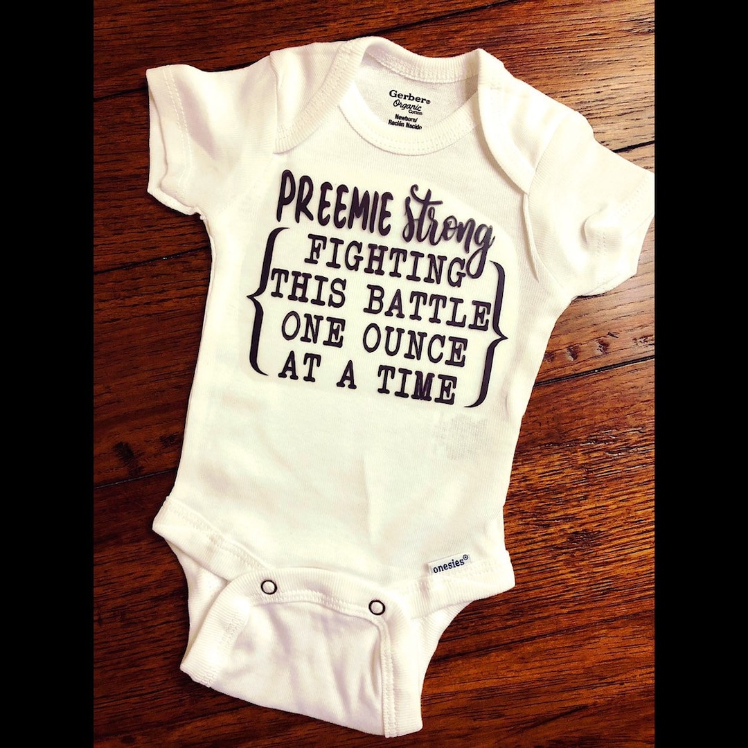 Preemie Strong - Peace Out NICU - NICU Baby Onesie - Nicu Graduate ...