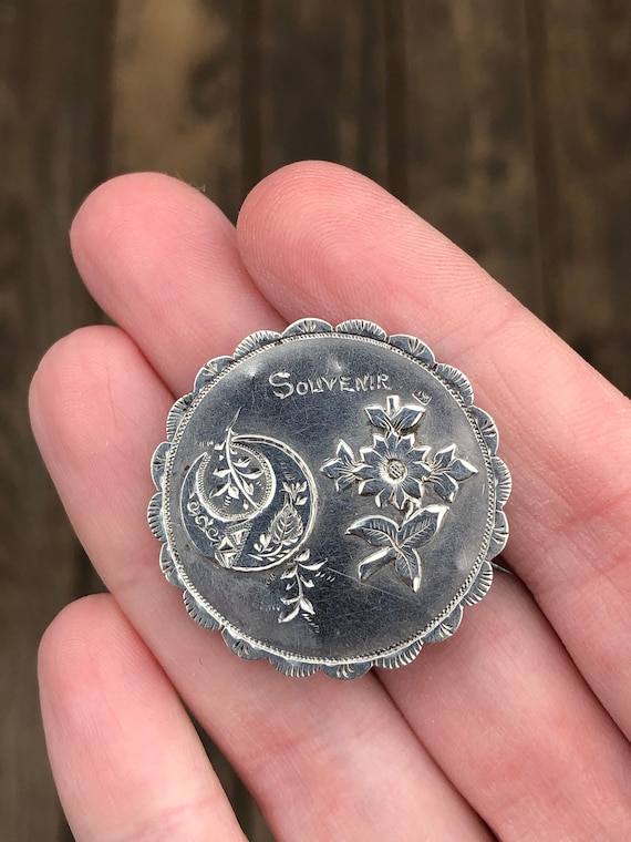 Antique Victorian day and night sterling silver locke… - Gem