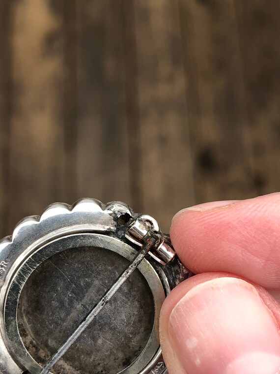 Antique Victorian day and night sterling silver locke… - Gem