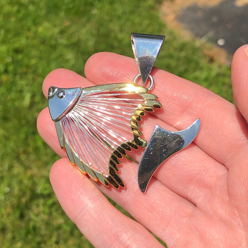 Fish Pendant - Etsy