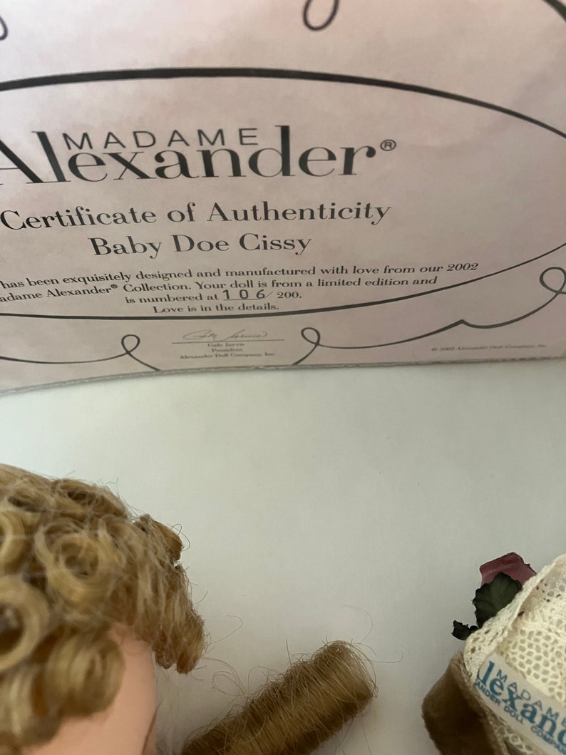 Beautiful Madame Alexander 21 Baby Doe Cissy MIB. - Etsy