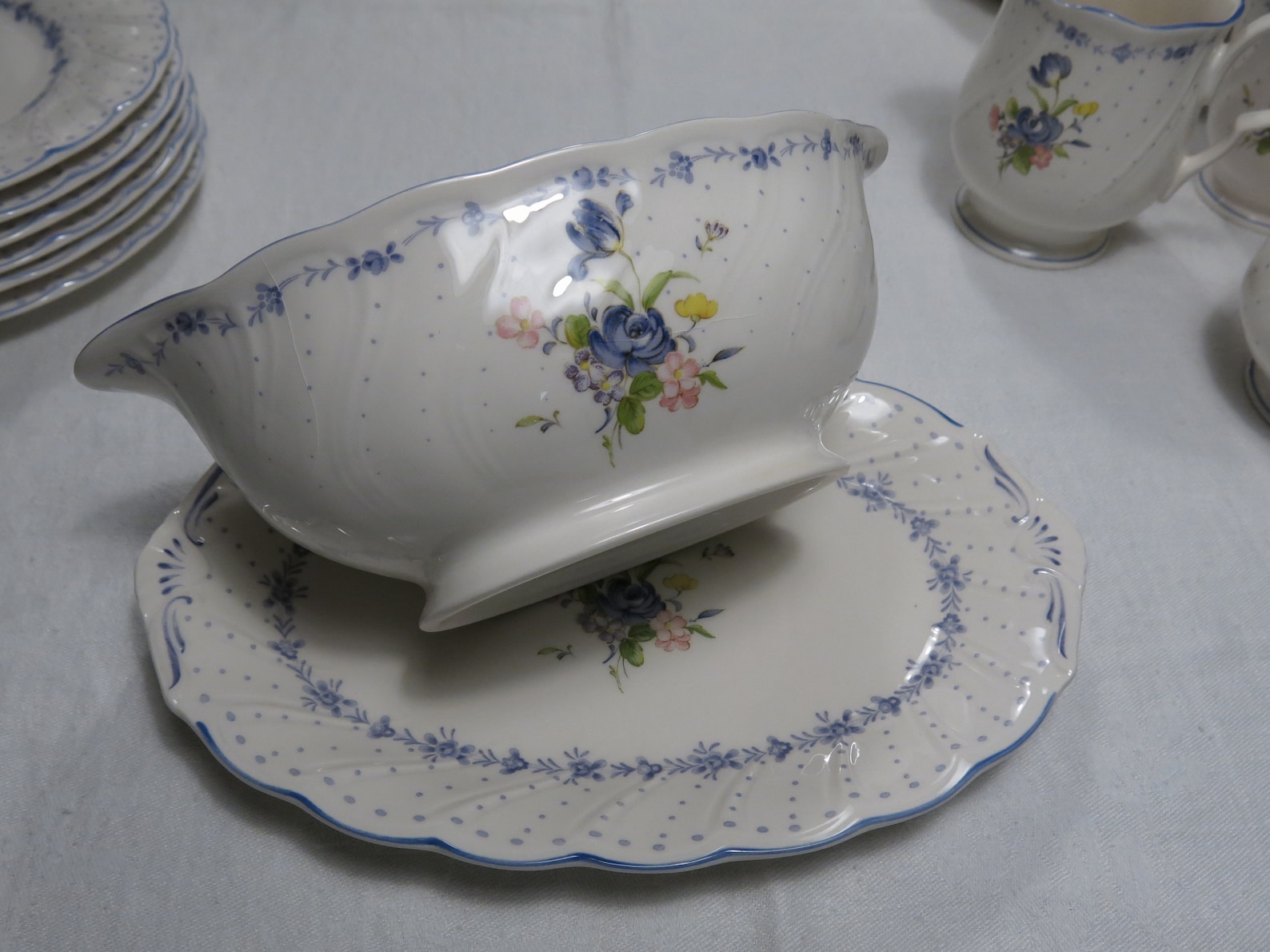 Lovely Blue Peony by Nikko Preowned Various Dinnerware Pieces | Etsy