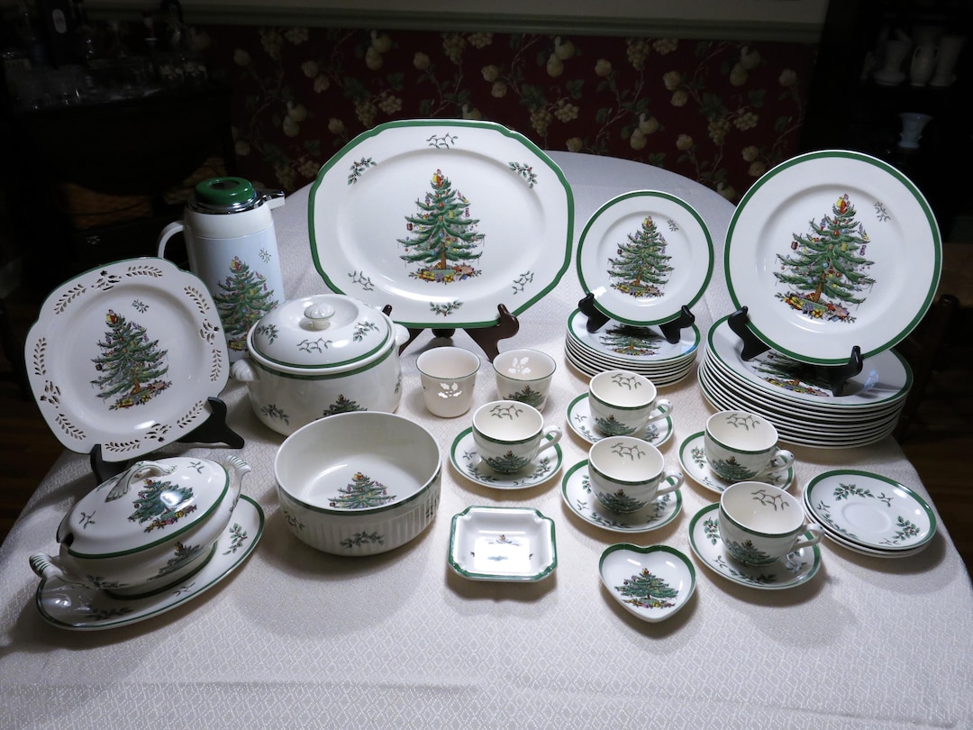 41 Perfect Pieces Priced Individually of Classic Spode Christmas Tree ...