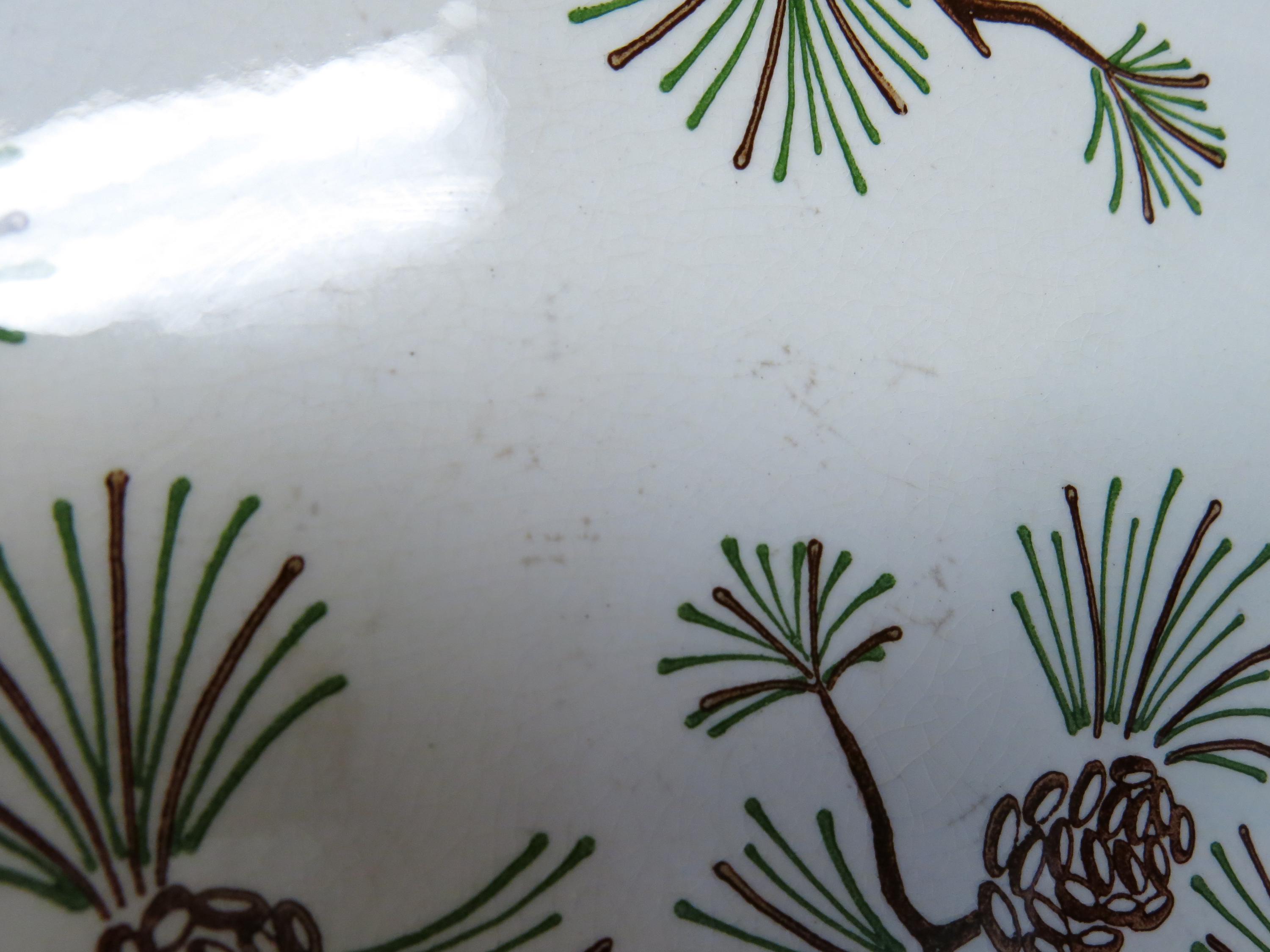Great 60's Vintage Set of Stetson Misty Pine Pattern Hand Painted ...