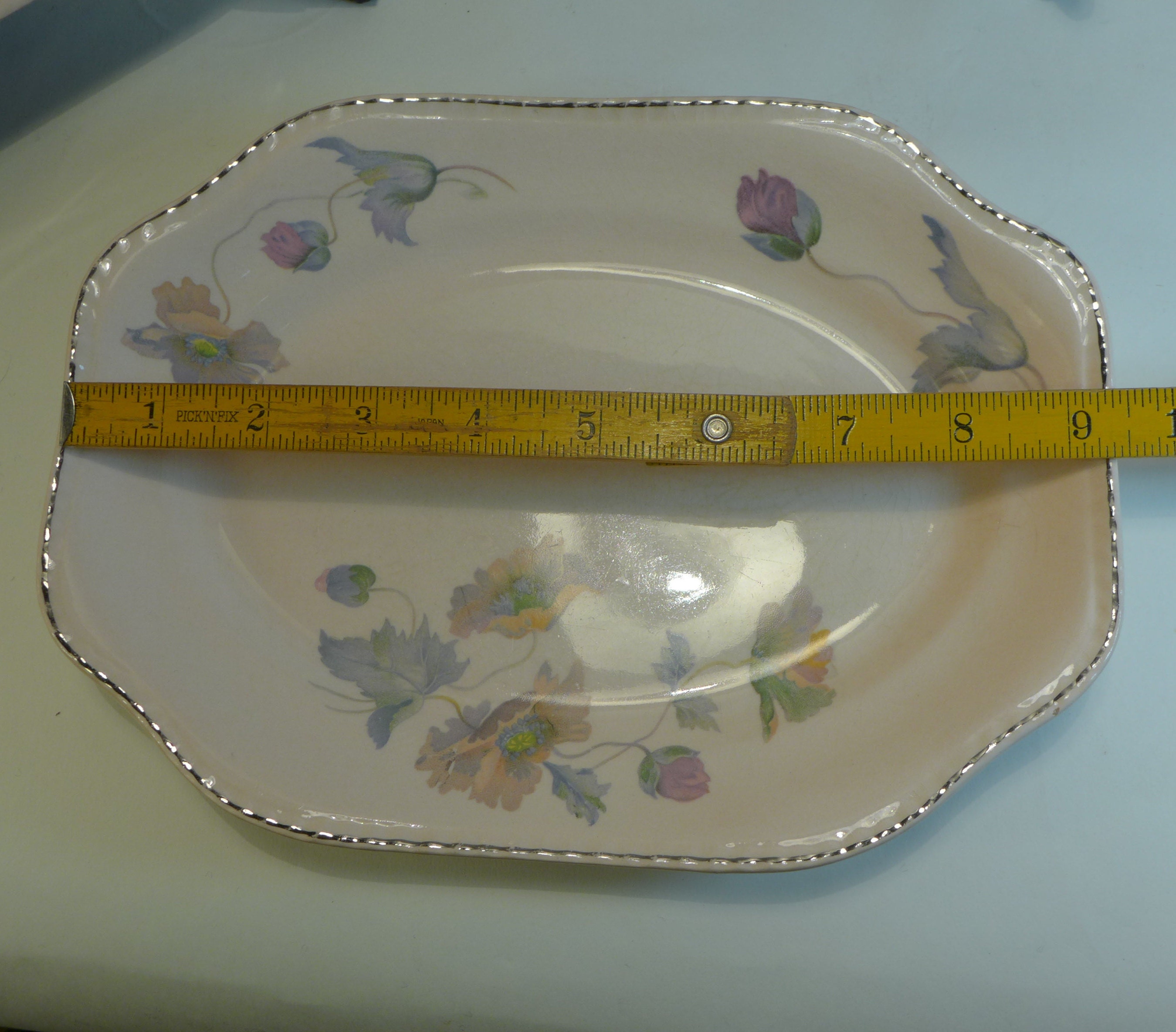 Set of Two Steubenville rose Dawn Platters 9 - Etsy