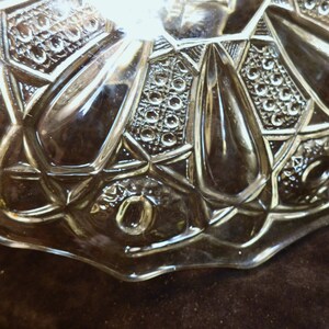 EAPG Mckee Glass Pattern Quintec Gorgeous Pressed Glass Pedestal Cake ...