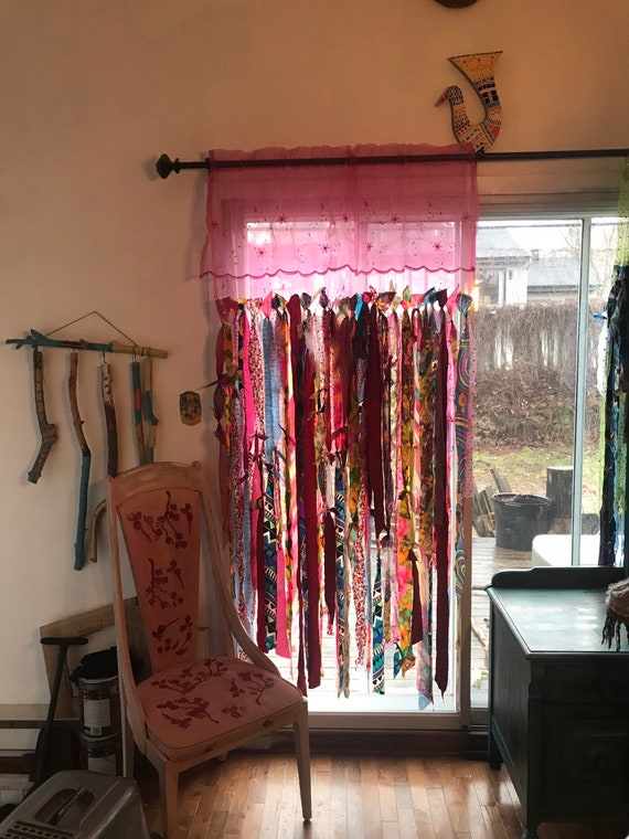 Multi colored window scarves store