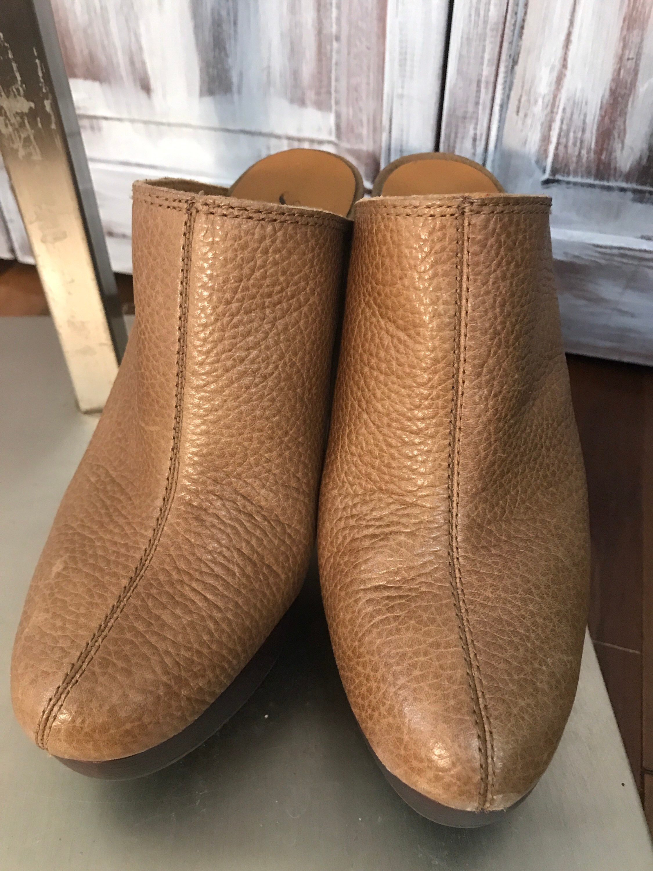 Mule zapato de mujer vintage con tacones de madera mulas de | Etsy