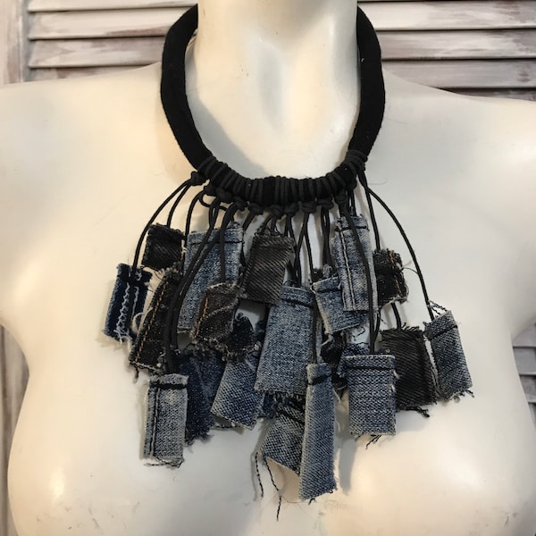 Jeans Necklace - Etsy