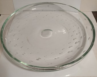 Large Glass Platter - Etsy
