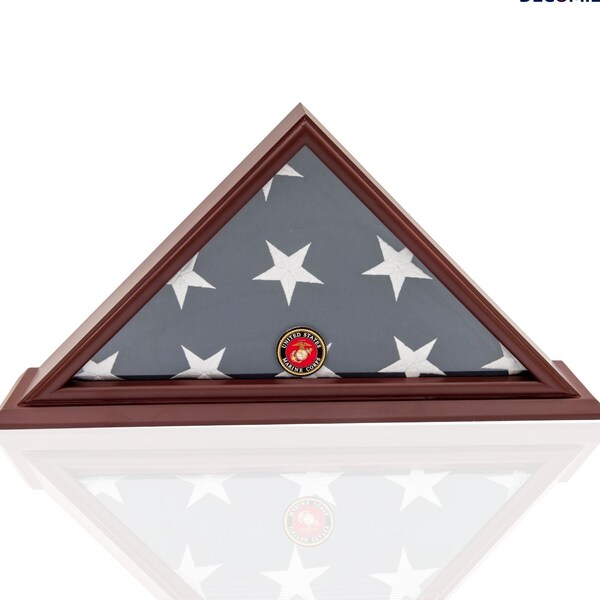 Marine Corps Flag Display Case - Etsy