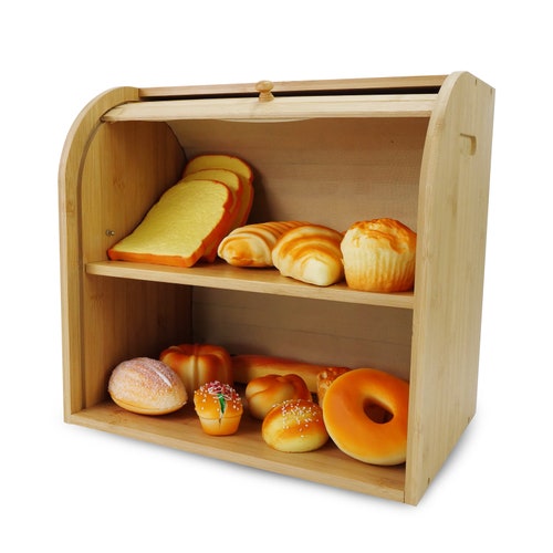 Bread Box for Kitchen Countertop Bread Storage Basket With - Etsy