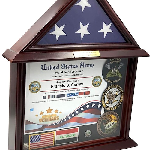 3x5 Flag and Certificate Display Case - Etsy