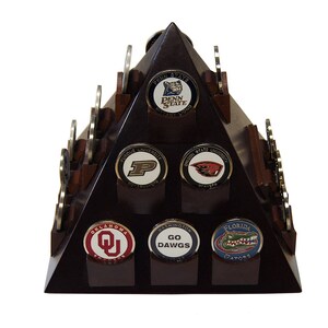 DECOMIL - Pyramid Shaped Military Challenge Coin & Poker/casino Chip ...