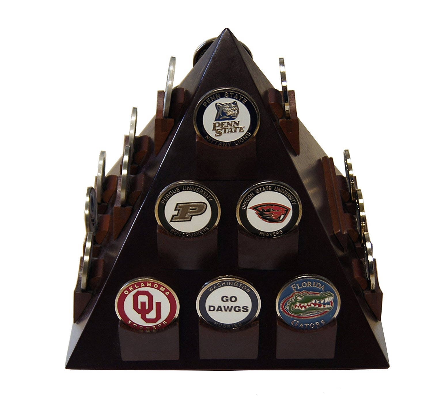DECOMIL - Pyramid Shaped Military Challenge Coin & Poker/casino Chip ...